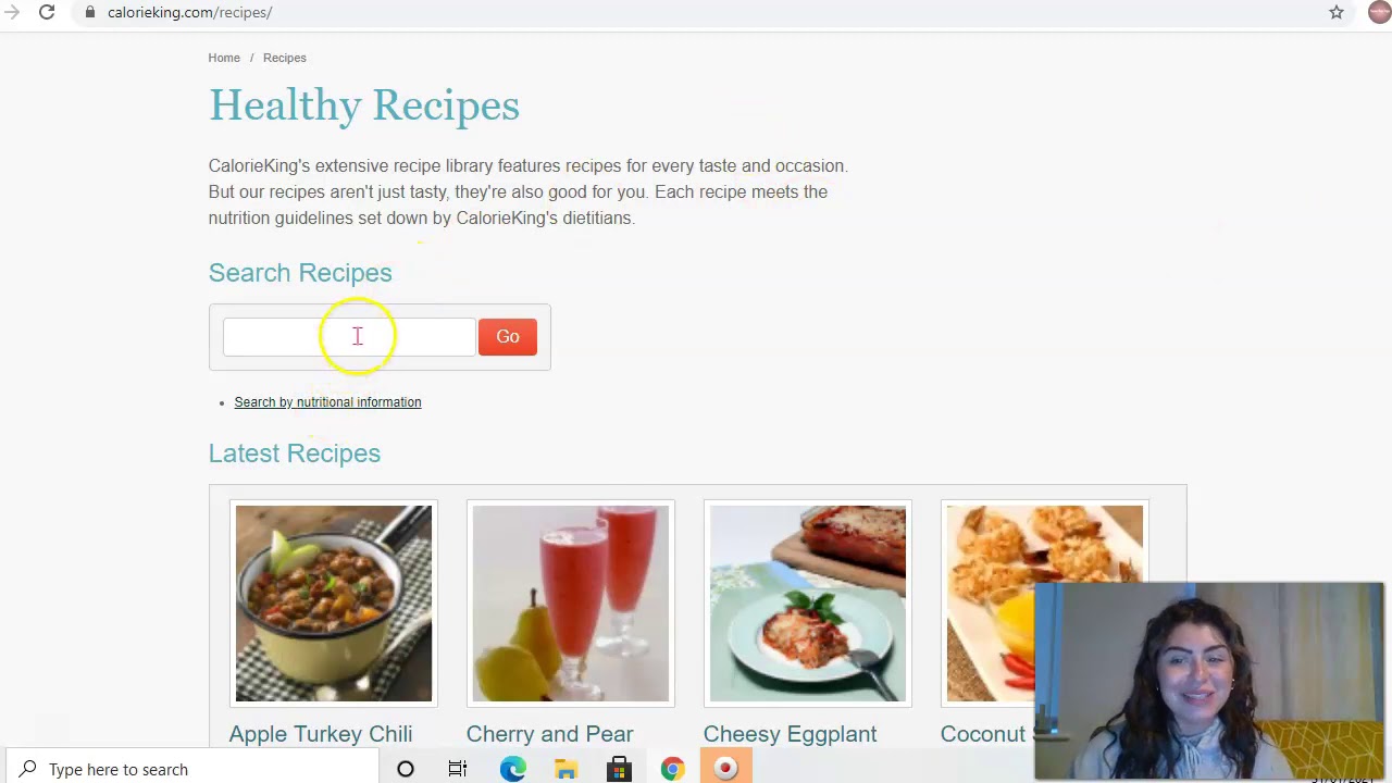 CalorieKing App Tutorial | How To Find Free Recipes And Meal Ideas ...