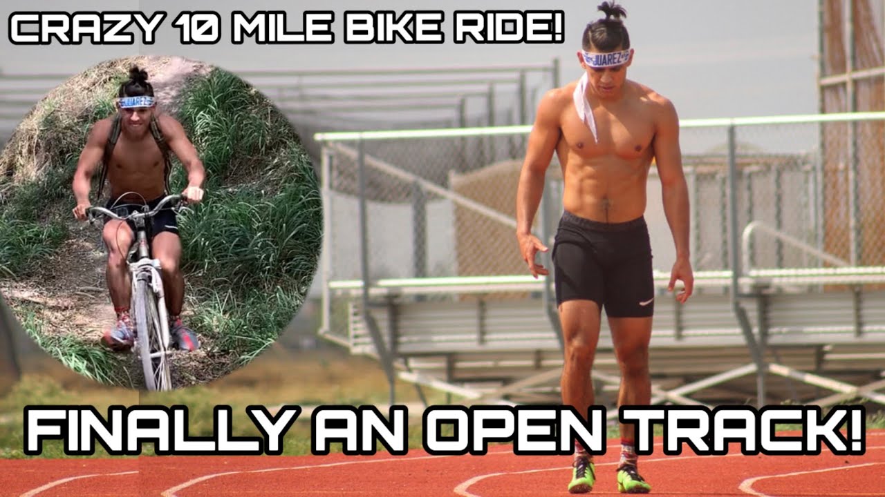 FINALLY AN OPEN TRACK!! CRAZIEST 10 MILE BIKE RIDE EVER! - YouTube