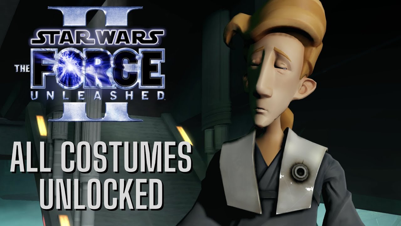 All Costumes in Star Wars: The Force Unleashed II - PC - YouTube