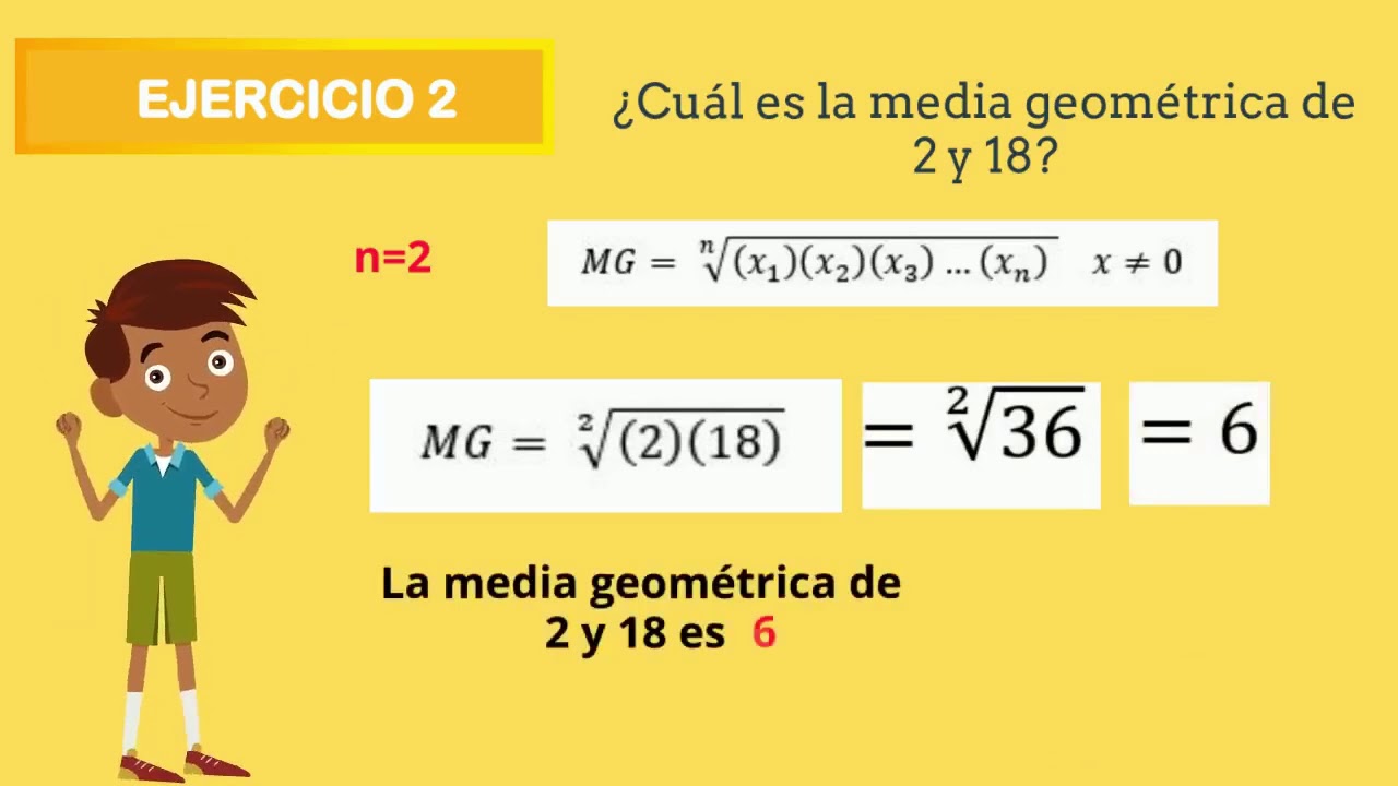 Media ponderada y geométrica - YouTube