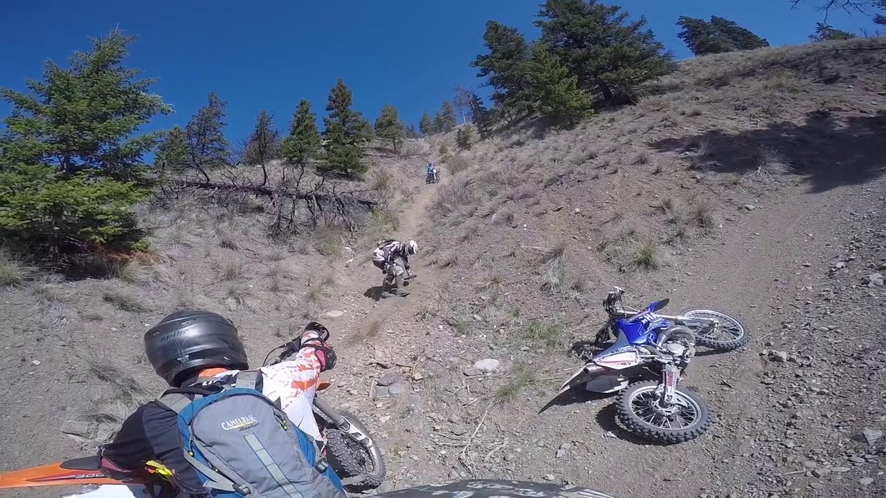 Crash aftermath - BC Dirt bike riding 2015 - YouTube