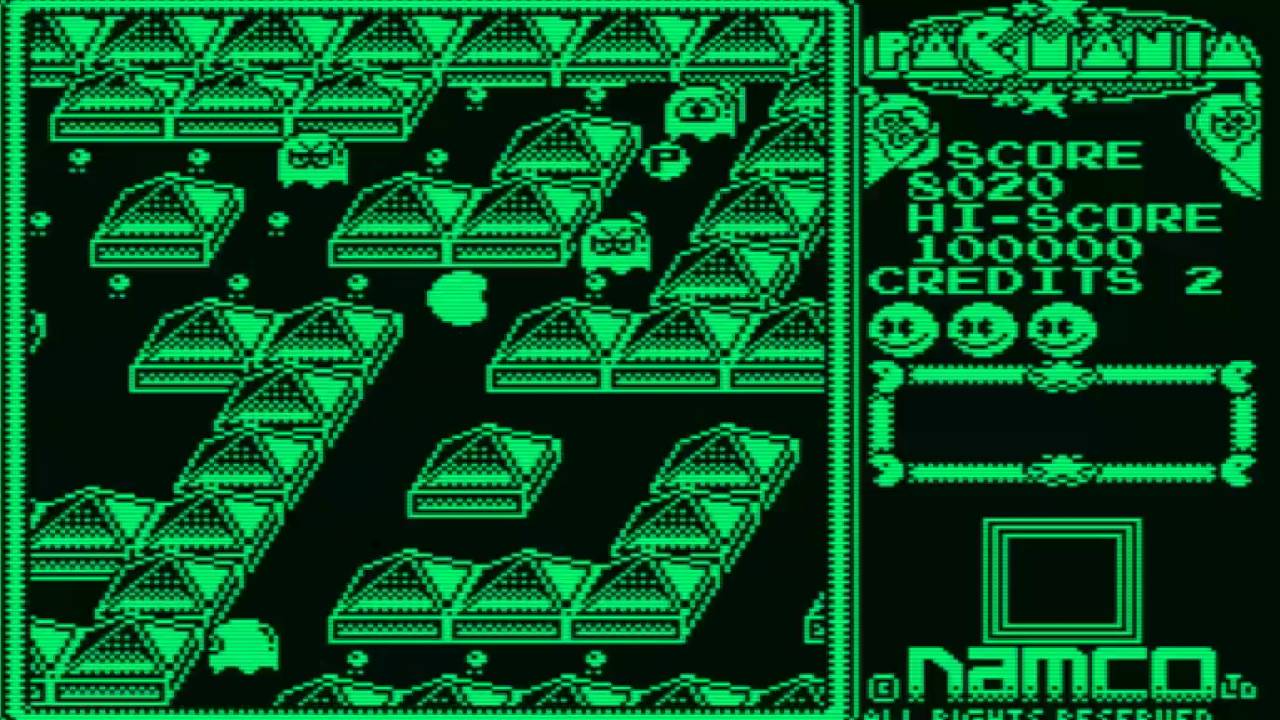 AMSTRAD PCW 8 9 10 Pacmania 9512 dsk NAMCO PACMAN PAC MAN - YouTube