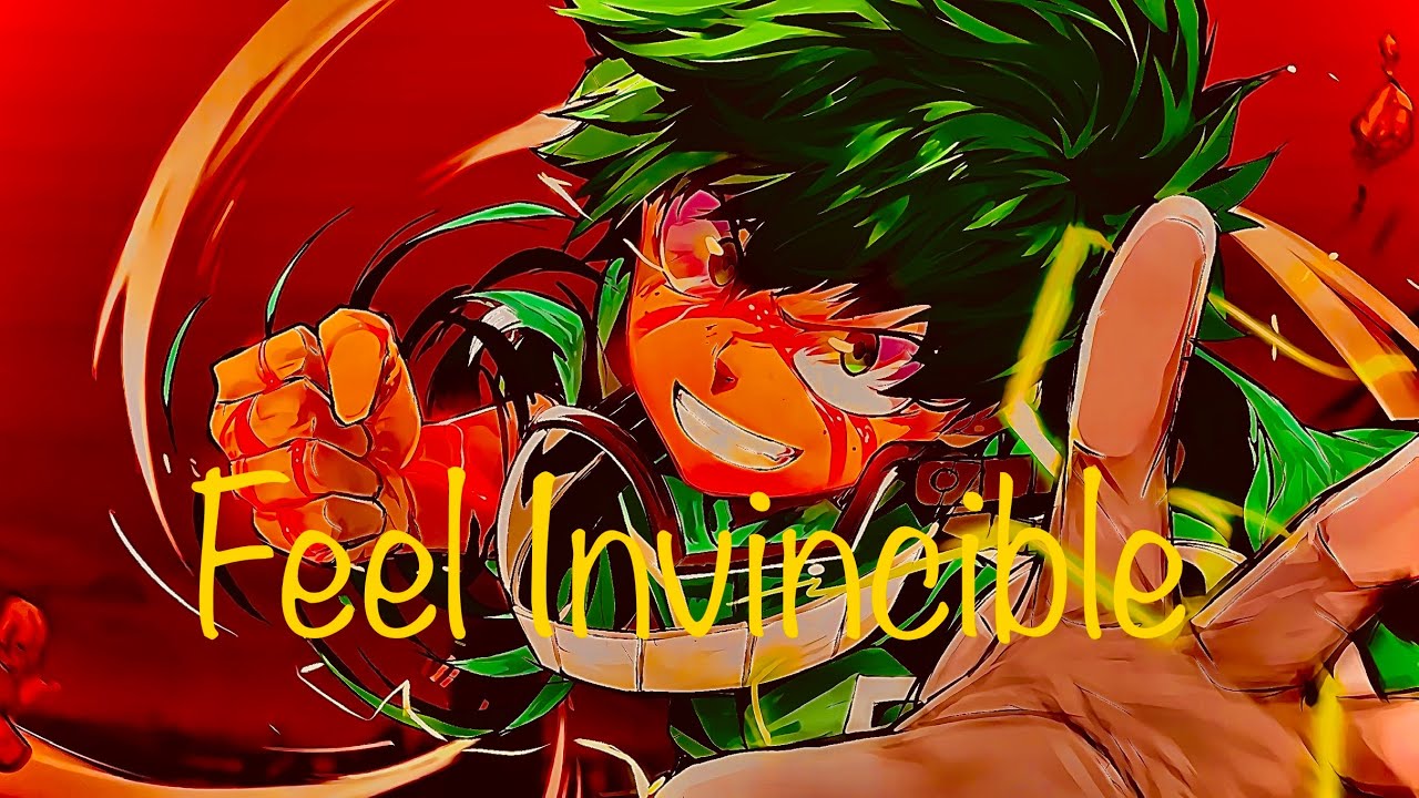 My hero academia - deku - feel invincible (AMV) - YouTube