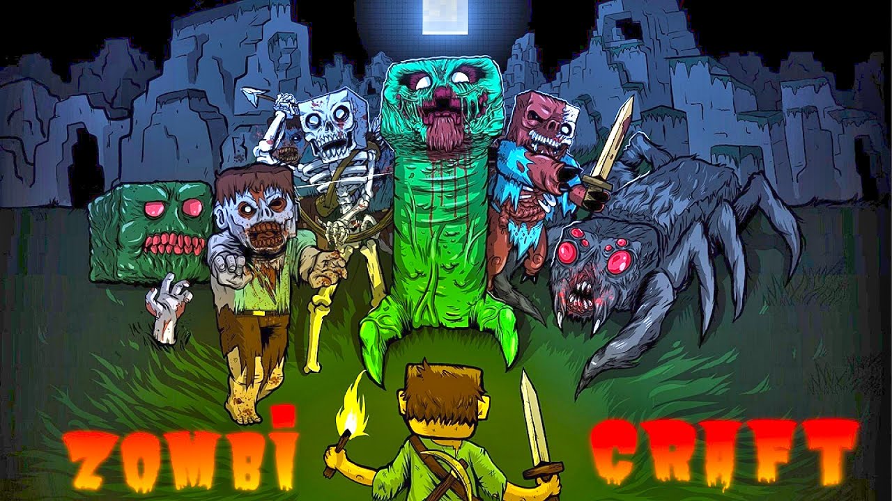 ZOMBİCRAFT #1: HERKES ZOMBİ OLMUŞ! - Minecraft - YouTube