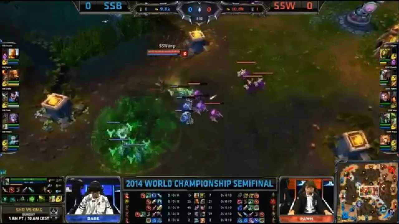 SSB X SSW - Semifinal - 1º Jogo- Campeonato Mundial LOL 2014 - YouTube