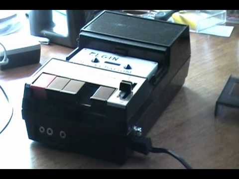 Degradation of the Elgin cassette recorder's quality. - YouTube