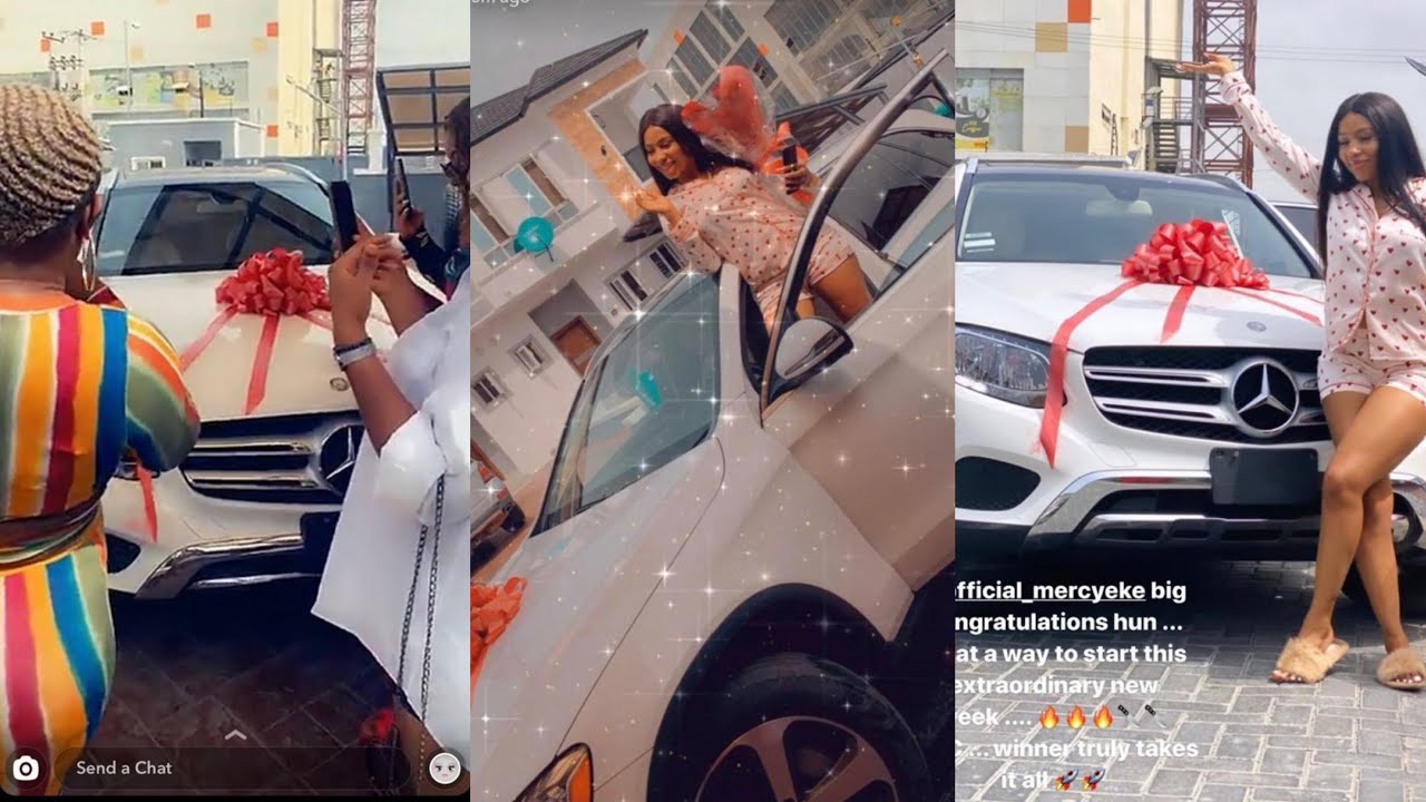 BBNaija Star Mercy Eke Flaunts Her Brand New Mercedes Benz GLC 300 ...