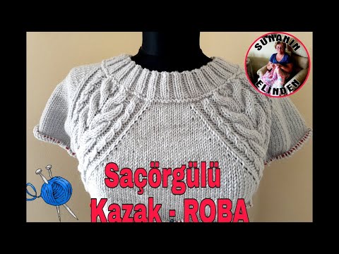 SAÇÖRGÜLÜ KAZAK - 1 (ÖRGÜ)
