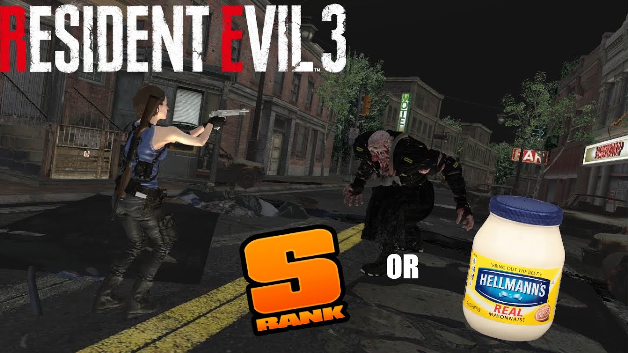 Resident Evil 3 S Rank or I eat a jar of mayo - YouTube