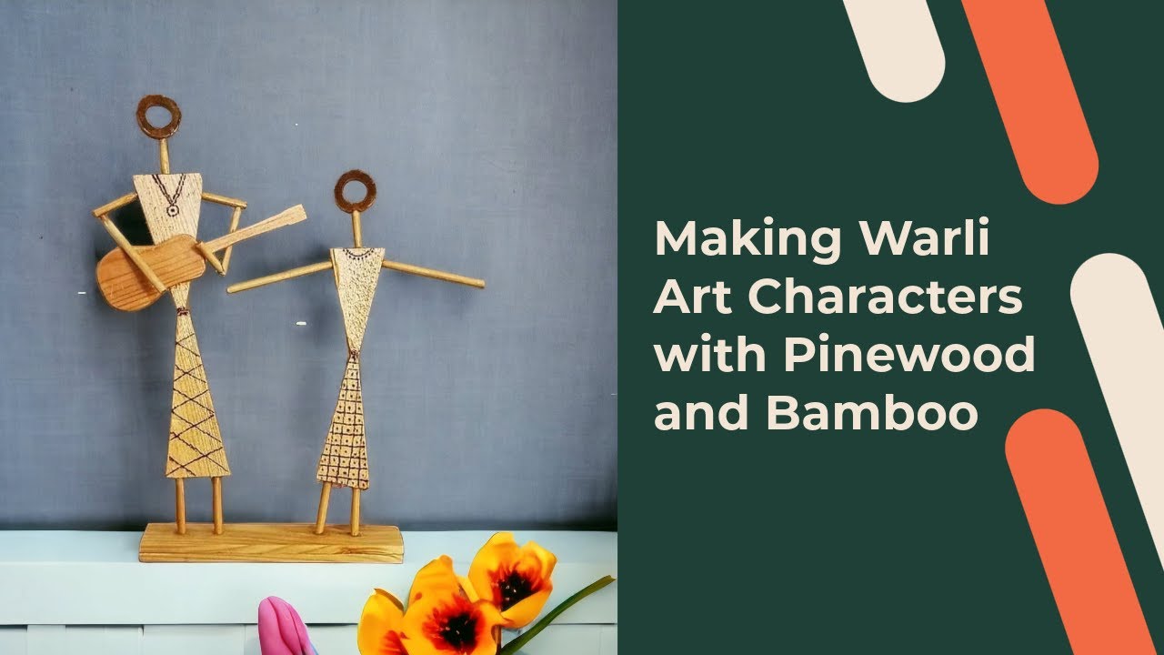 Warli Art Magic: Step-by-Step Process with Pinewood and Bamboo ...