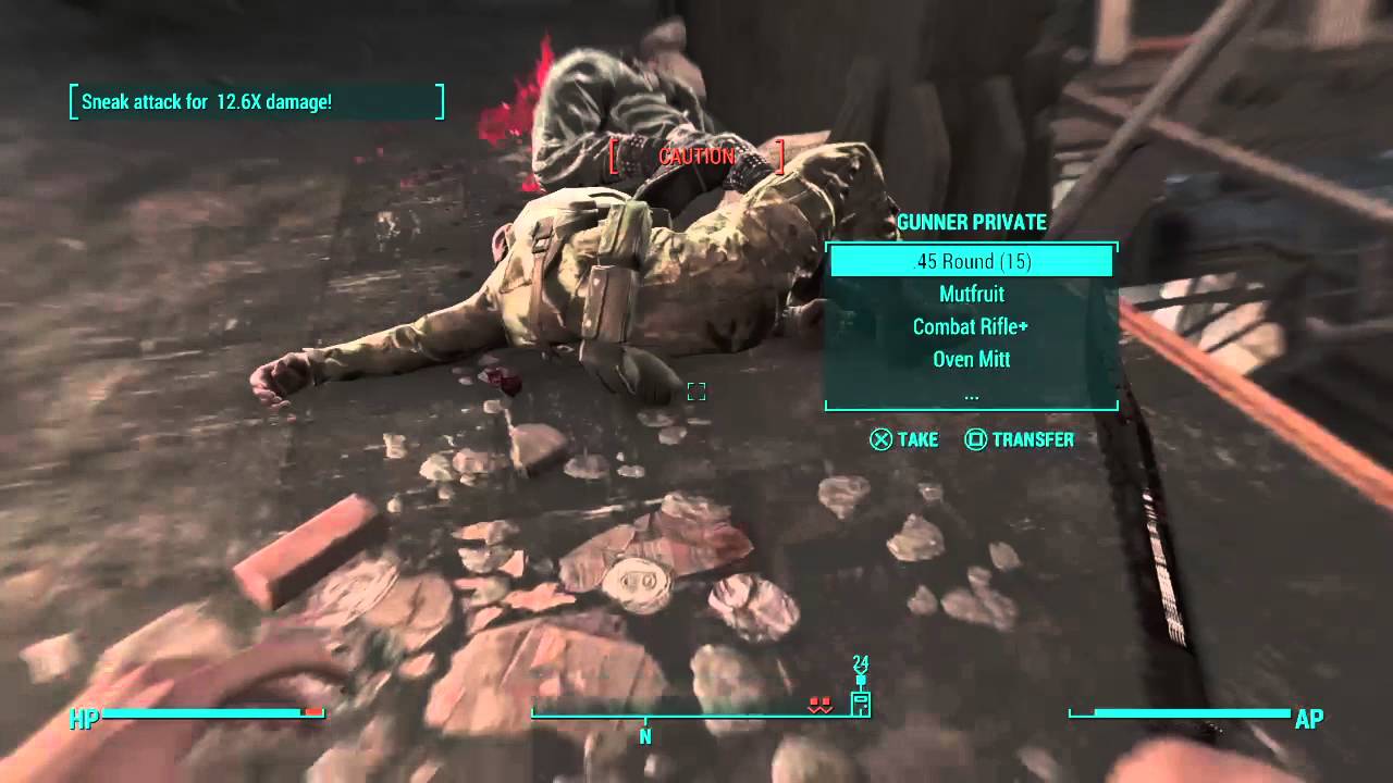 Exploring Vault 95 with full chameleon armor - YouTube