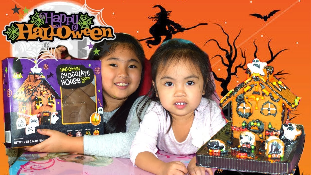 Halloween Chocolate House Kit - YouTube