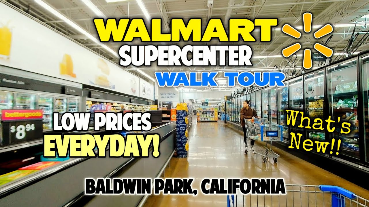 Shopping at Walmart Supercenter: Best Deals Thrifty Shoppers Walk Tour ...