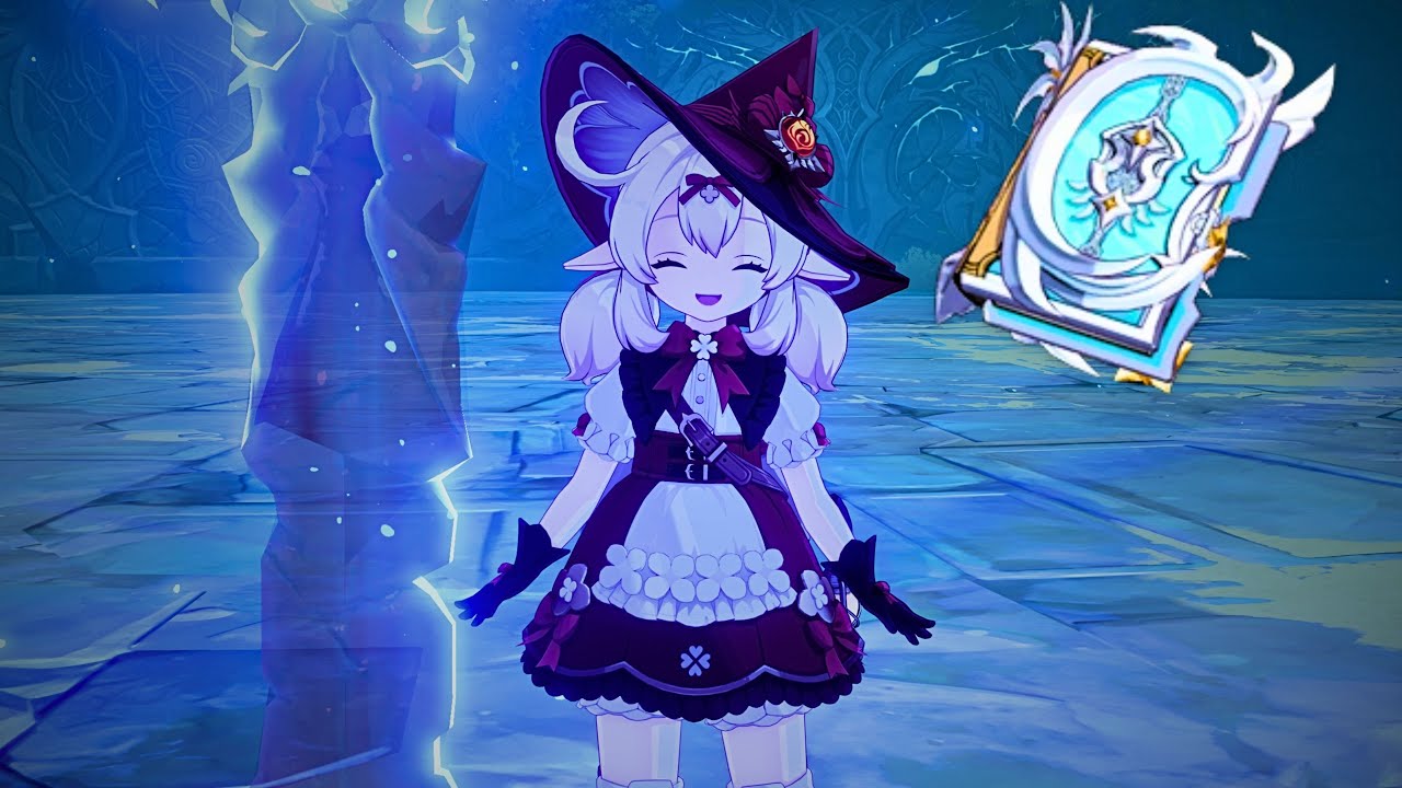 Klee showing off her outfit to Wolf Boss (Genshin Impact) - YouTube