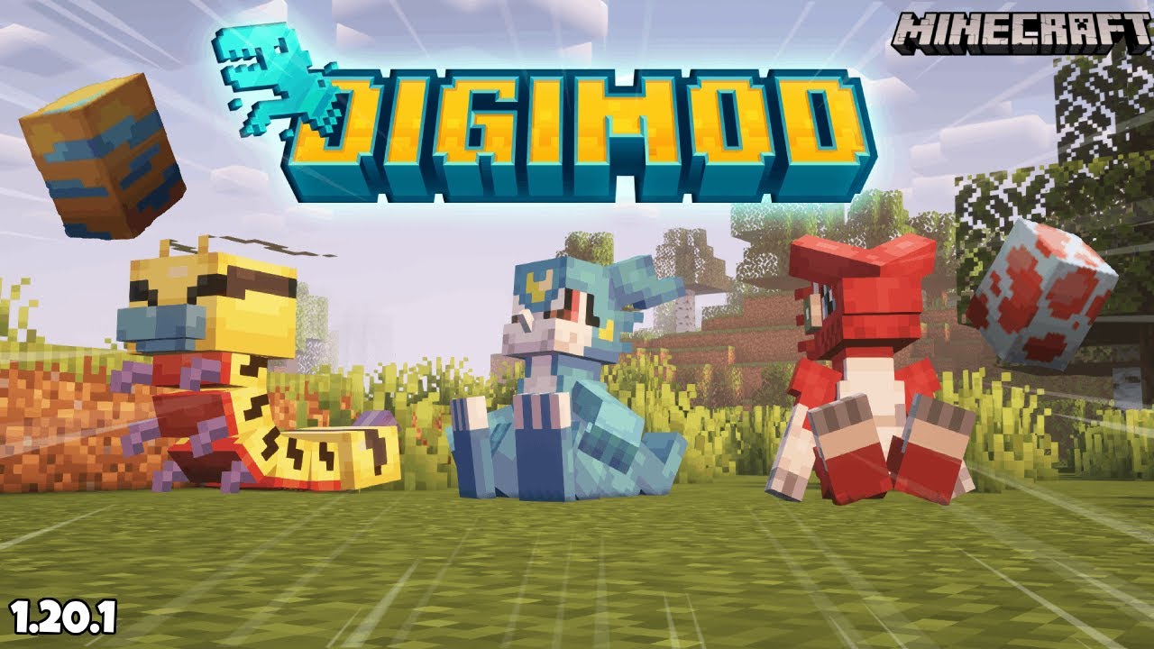 New Digimon Just Dropped | Digimod Mod Showcase 1.20.1 - YouTube