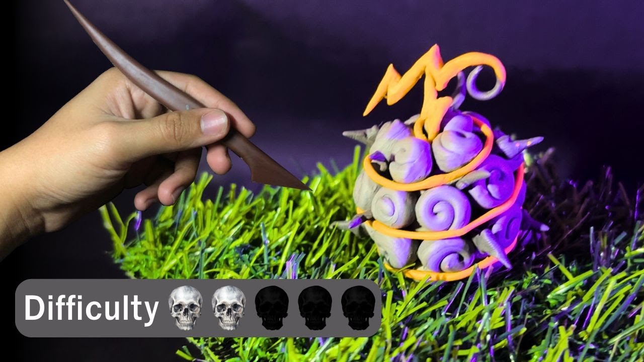 Sculpting clay devil fruit Eustass Kidd : ปั้นโมเดล ผลปีศาจ ยูสทัส ...