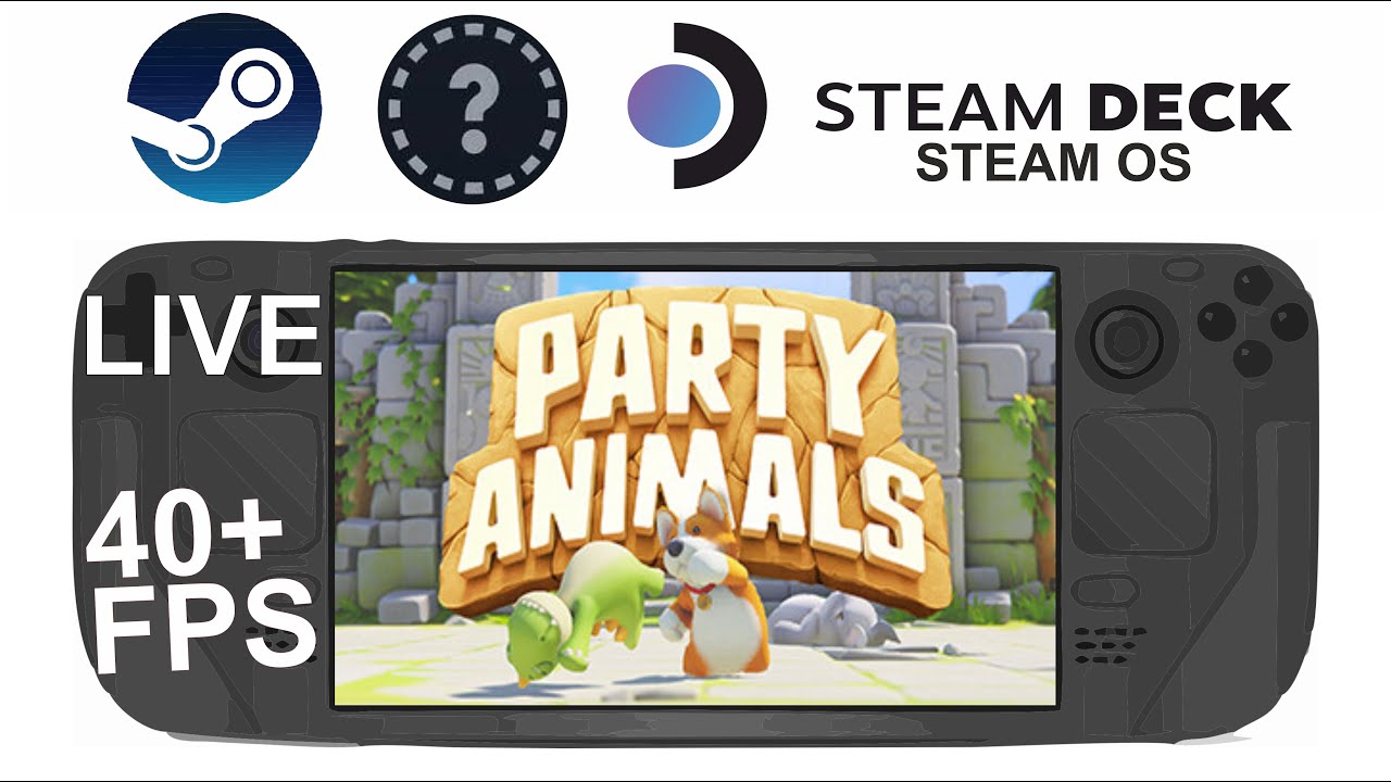 Party Animals on Steam Deck/OS in 800p 40+Fps (Live) - YouTube
