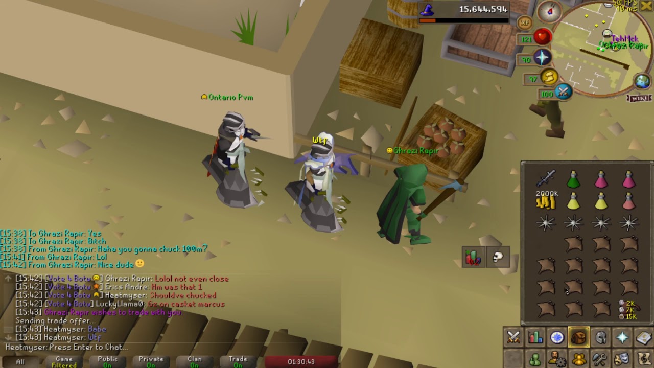 OSRS Practicing Risk Fighting - YouTube