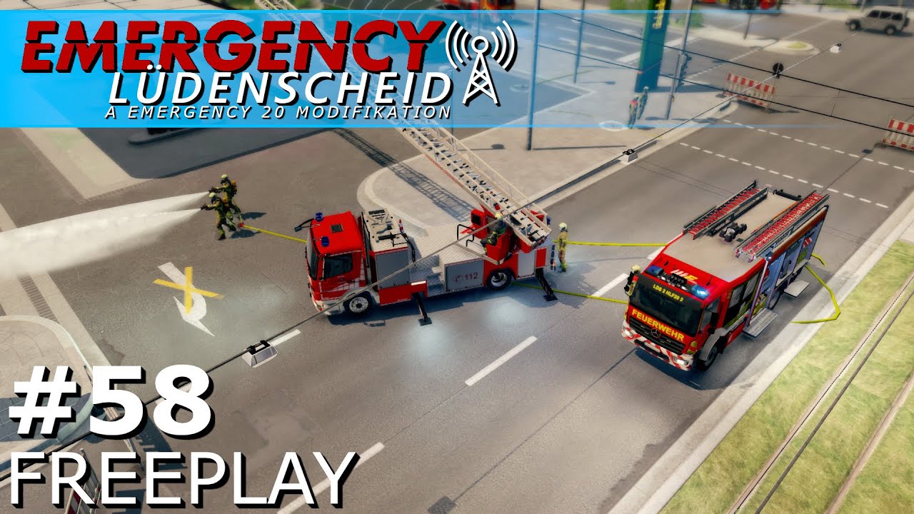 EMERGENCY 5 MODS/ Lüdenscheid #58: Auto verliert Öl! [Gameplay/ no ...
