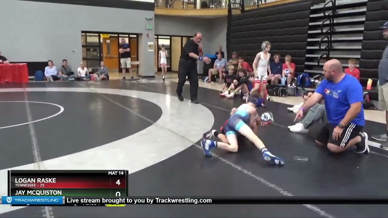 71 Lbs Placement Matches (8 Team) - Logan Raske, Tennessee Vs Jay ...