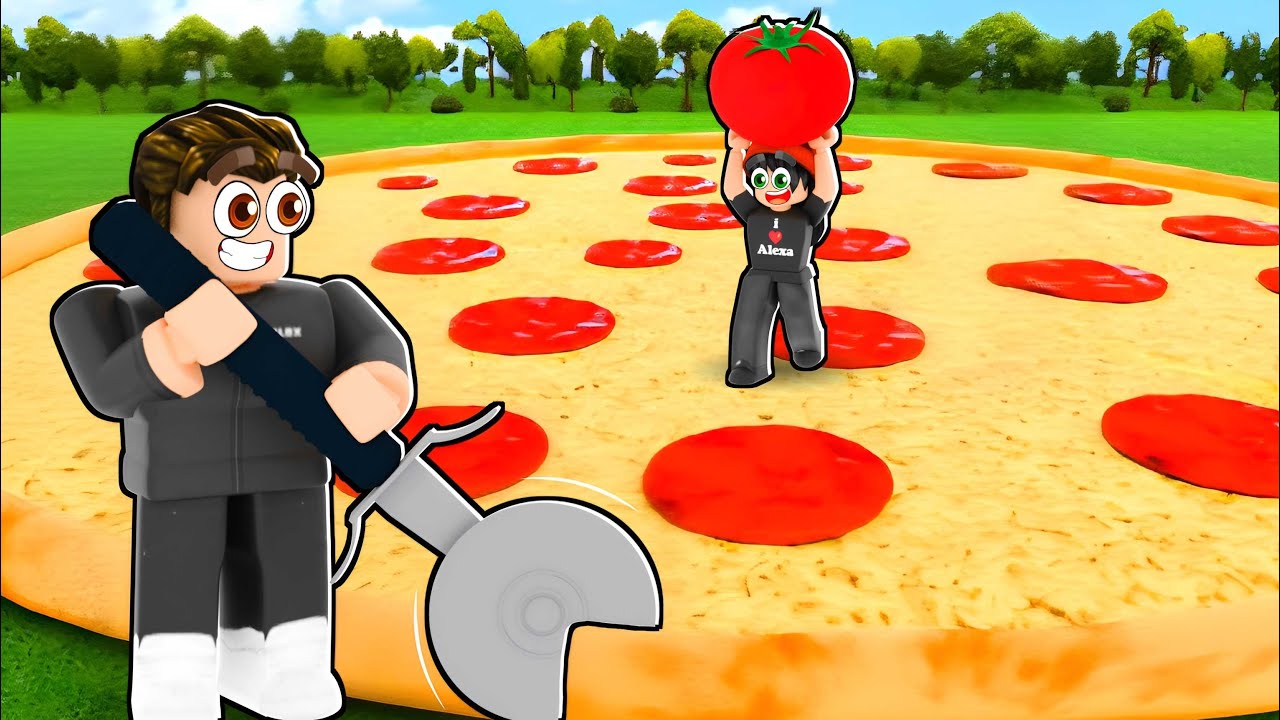 ROBLOX GIANT COOKING WITH ALEXA! - YouTube