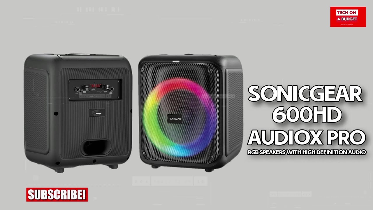 Sonicgear AudioX Pro 600HD - YouTube