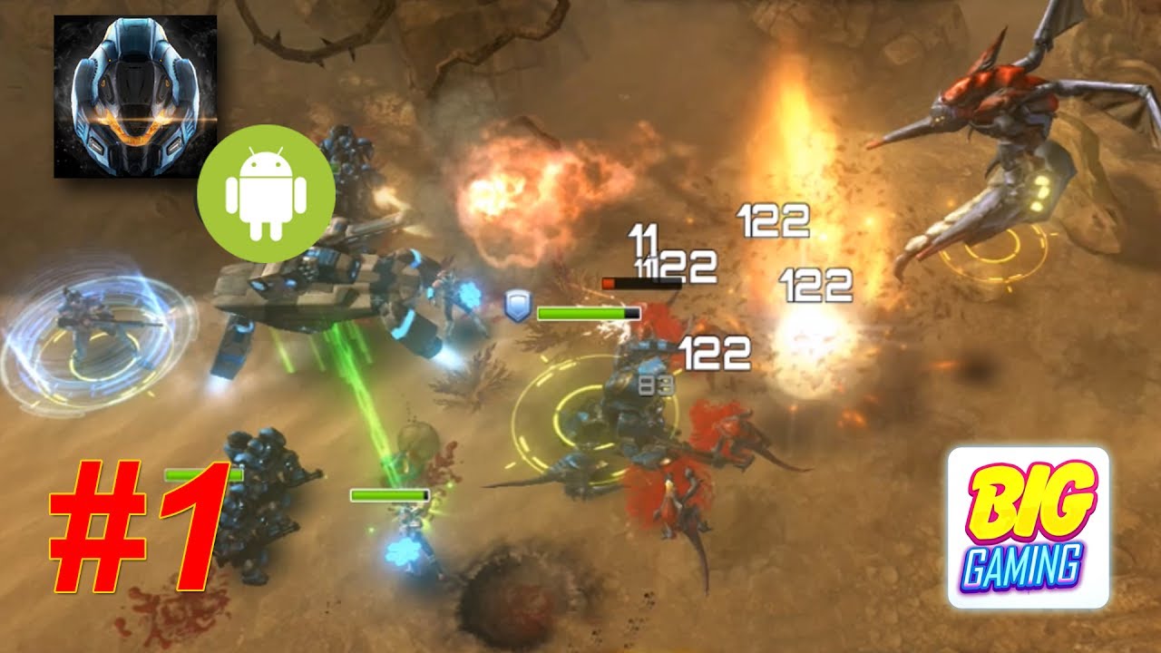 Space Commander (Unreleased) 🤖 Gameplay Android Part#1 - Strategy Games ...