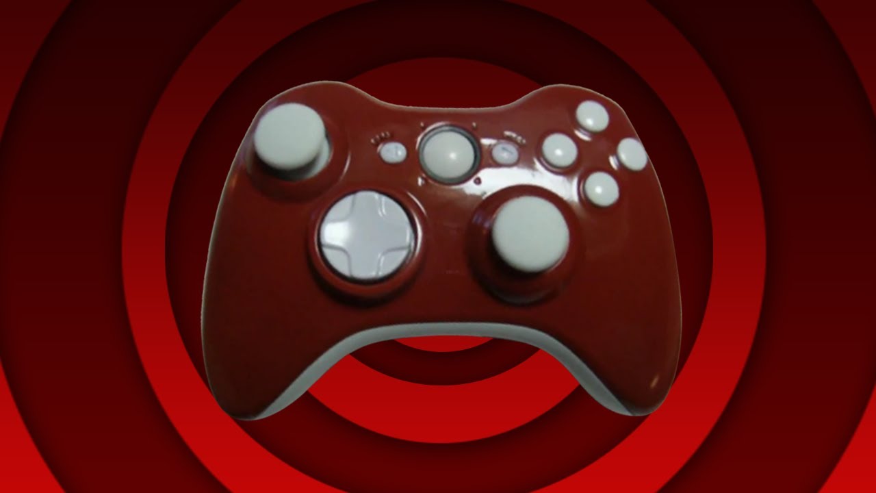 Clean Red Custom XBOX 360 Controller - YouTube