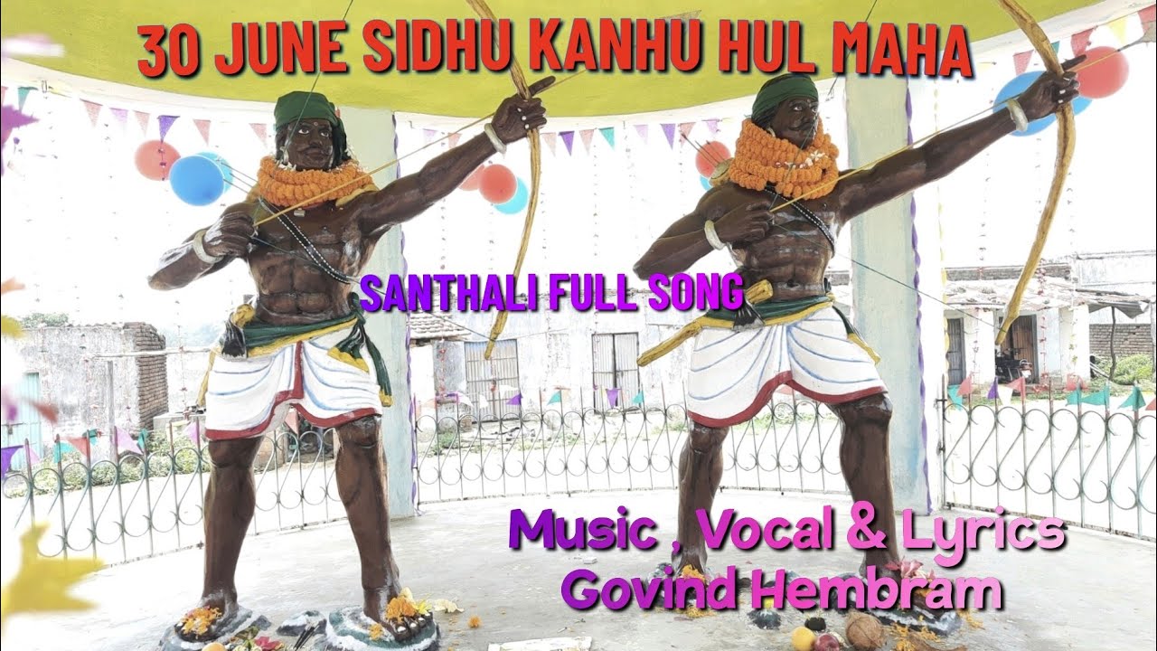 Sidhu kanhu boyha chando soman //sidhu kanhu hul maha santhali traditional song // Govind ...