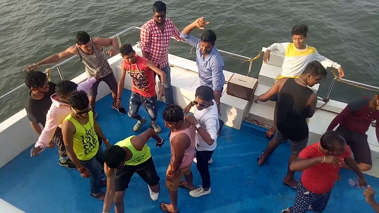 491 dance party hard in goa panji boting deva group vasind deva bhai ...