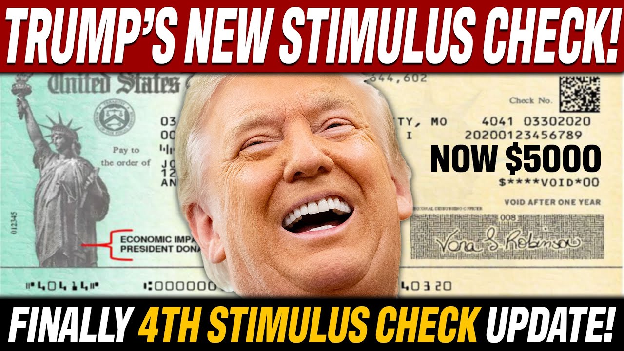 Trumps New STIMULUS CHECK Update | Financial Freedom For Millions ...