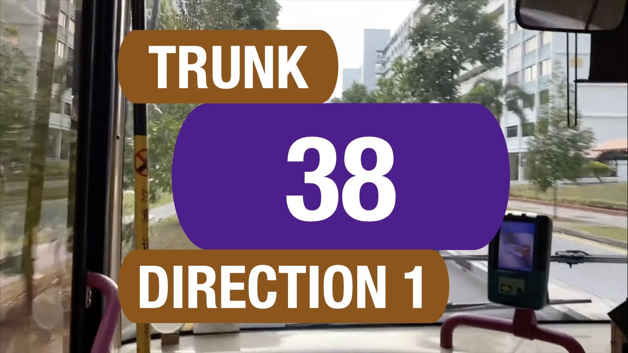 SBS Transit Trunk 38 (Direction 1) | Bus Service Route Visual - YouTube