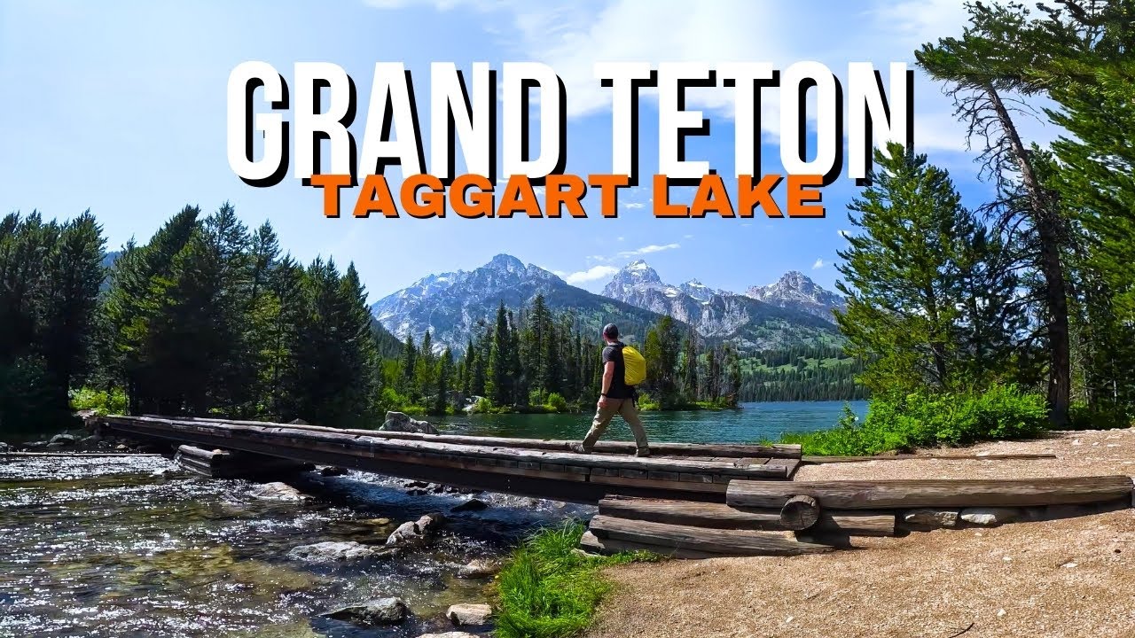 The Insanely Beautiful Taggart Lake, Grand Tetons Nation Park. - YouTube