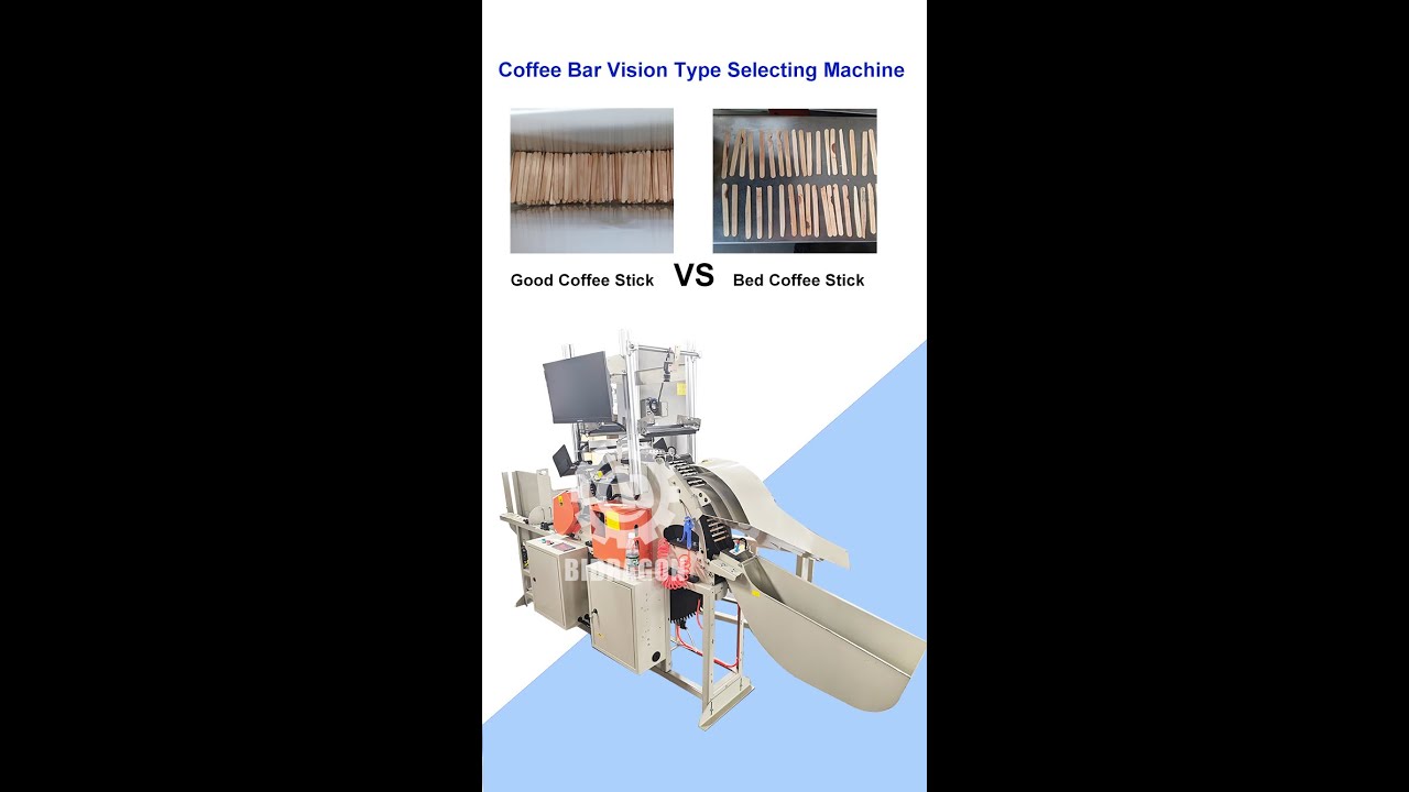 Coffee Bar Vision Type Selecting Machine #coffestickmakingmachine # ...