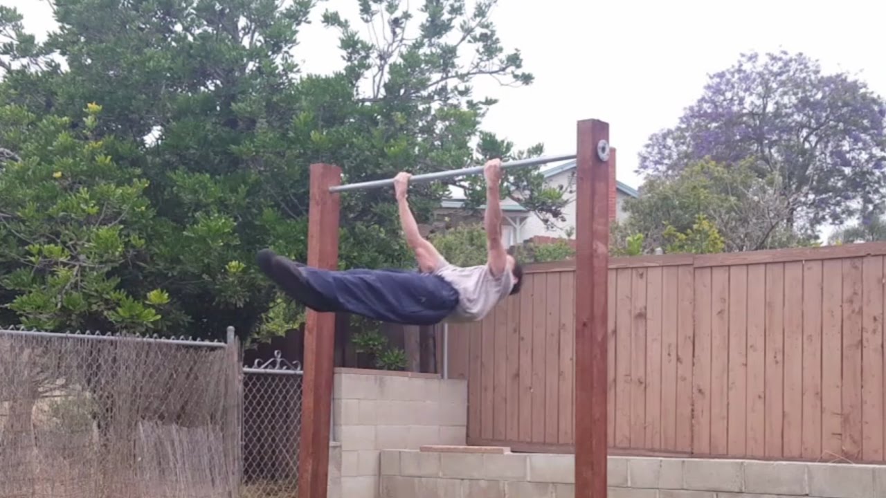 5 high chin ups to a 46 isometric hold with chin above the bar! - YouTube