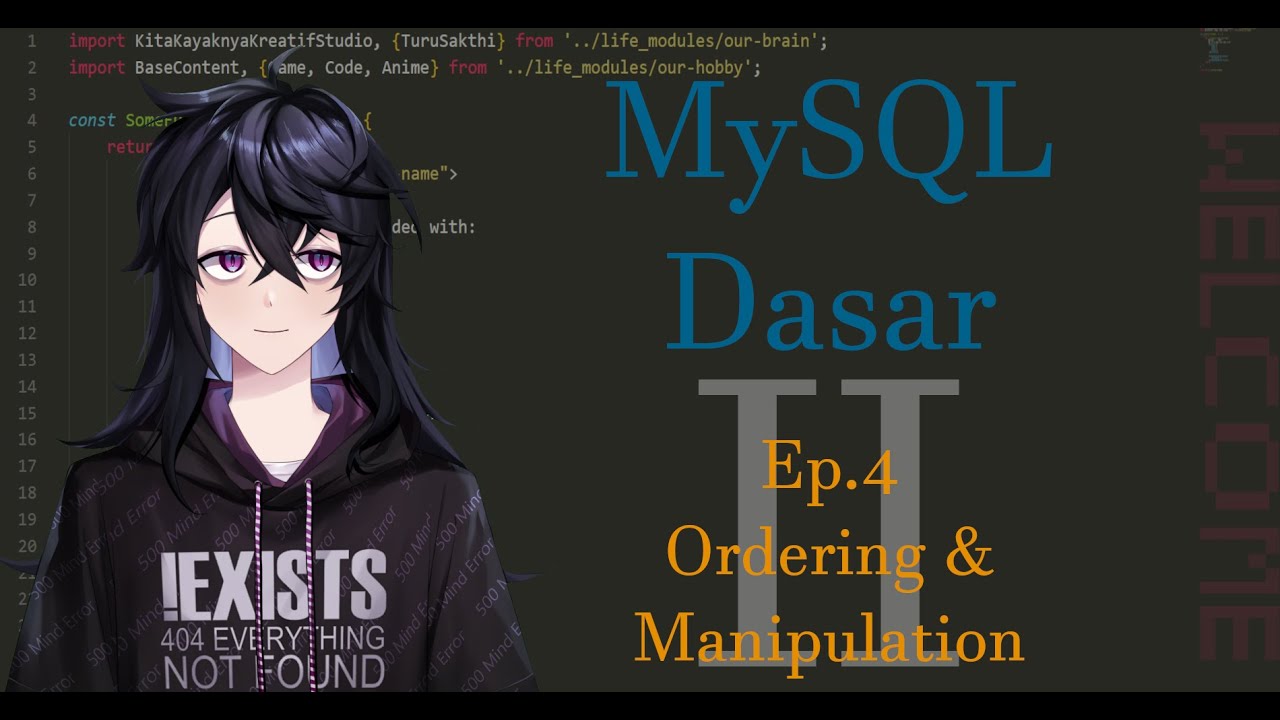 MySQL Dasar II - Ep. 4 - Ordering & Manipulation - YouTube
