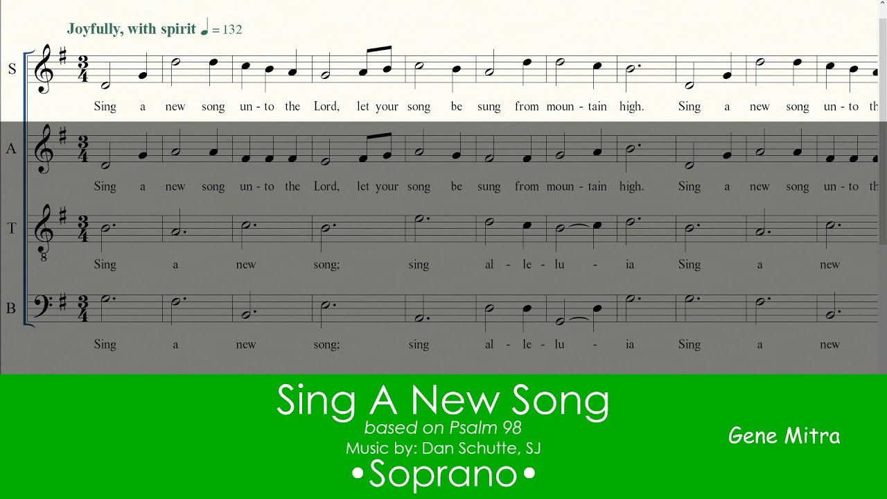 Sing A New Song • Soprano - YouTube