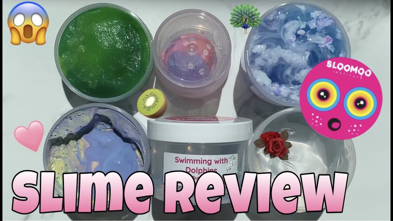 SLOOMOO INSTITUTE SLIME REVIEW 🥰 100% HONEST FAMOUS SLIME SHOP REVIEW ...