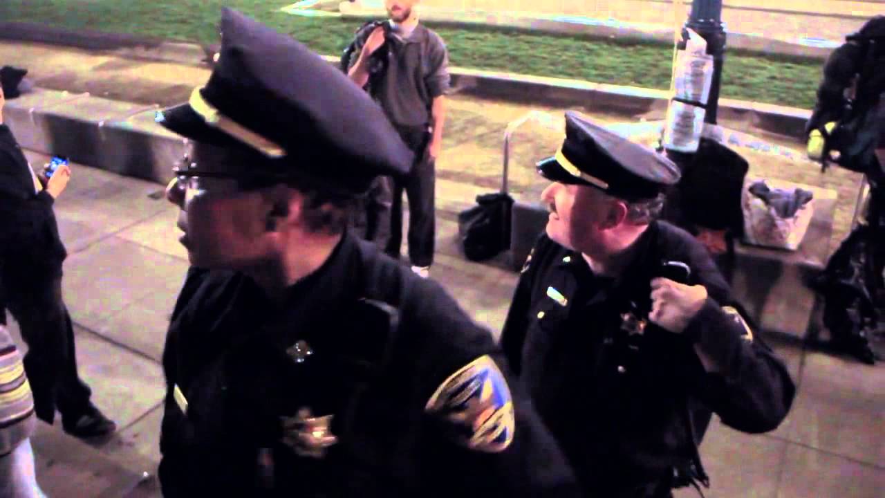 Occupy SF Police Raid After Arrests Brutality - YouTube