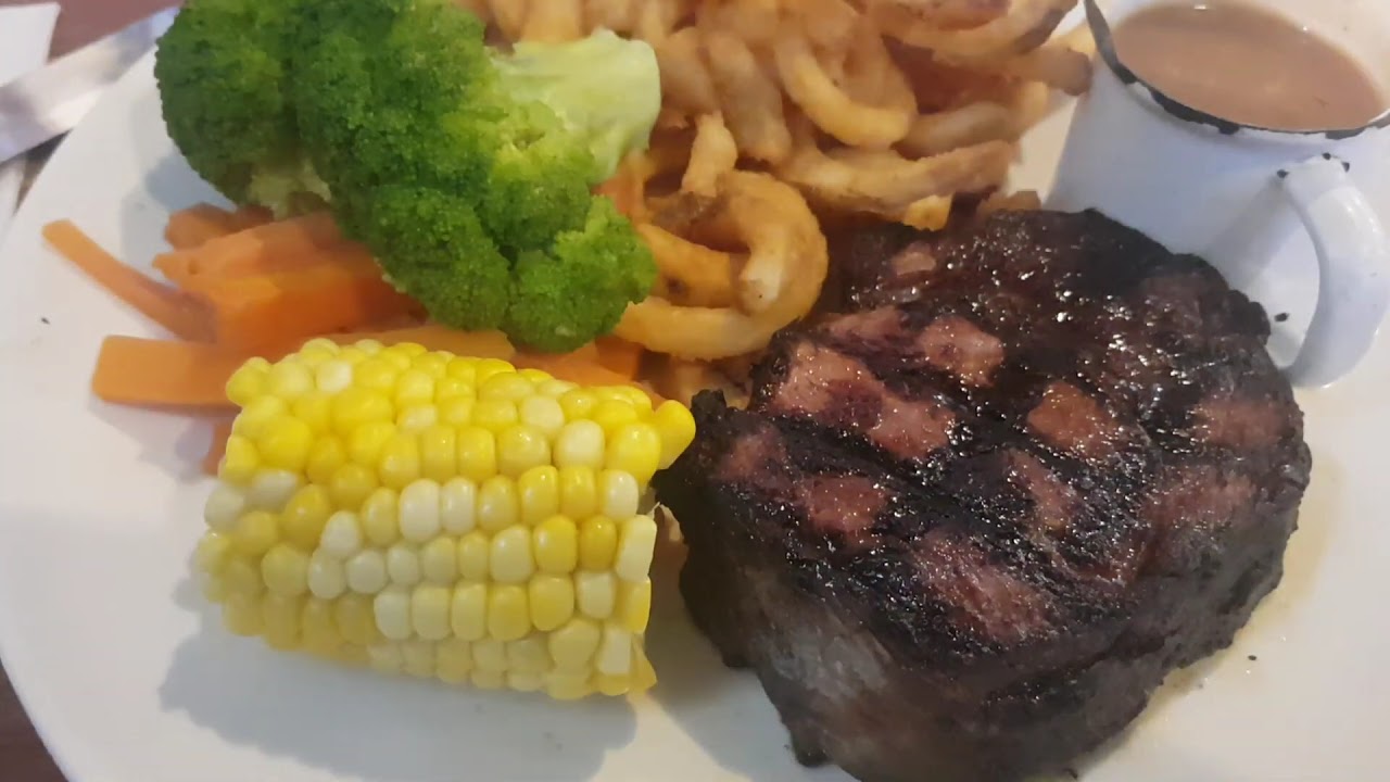 Steak and curly fries - YouTube