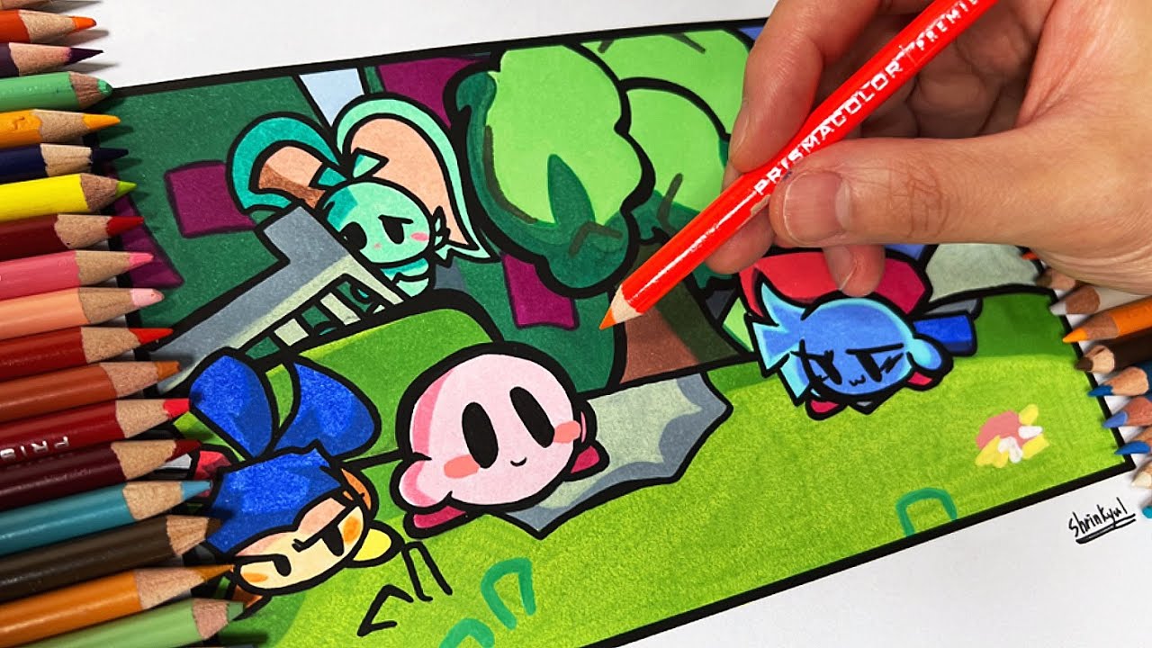 Drawing Friday Night Funkin' VS Kirby and the Forgotten Land (Funkin In ...