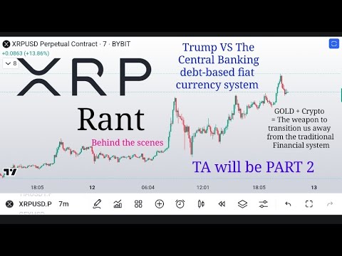 PART 1 = Crypto/ Banking/ XRP TRUMP RANT.. Charts will be on the part 2 ...