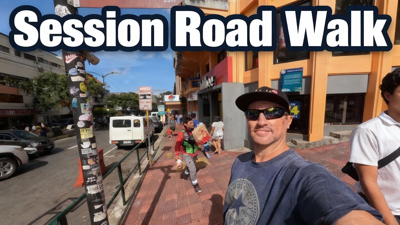 Baguio City Session Road Walk 4K60 - YouTube