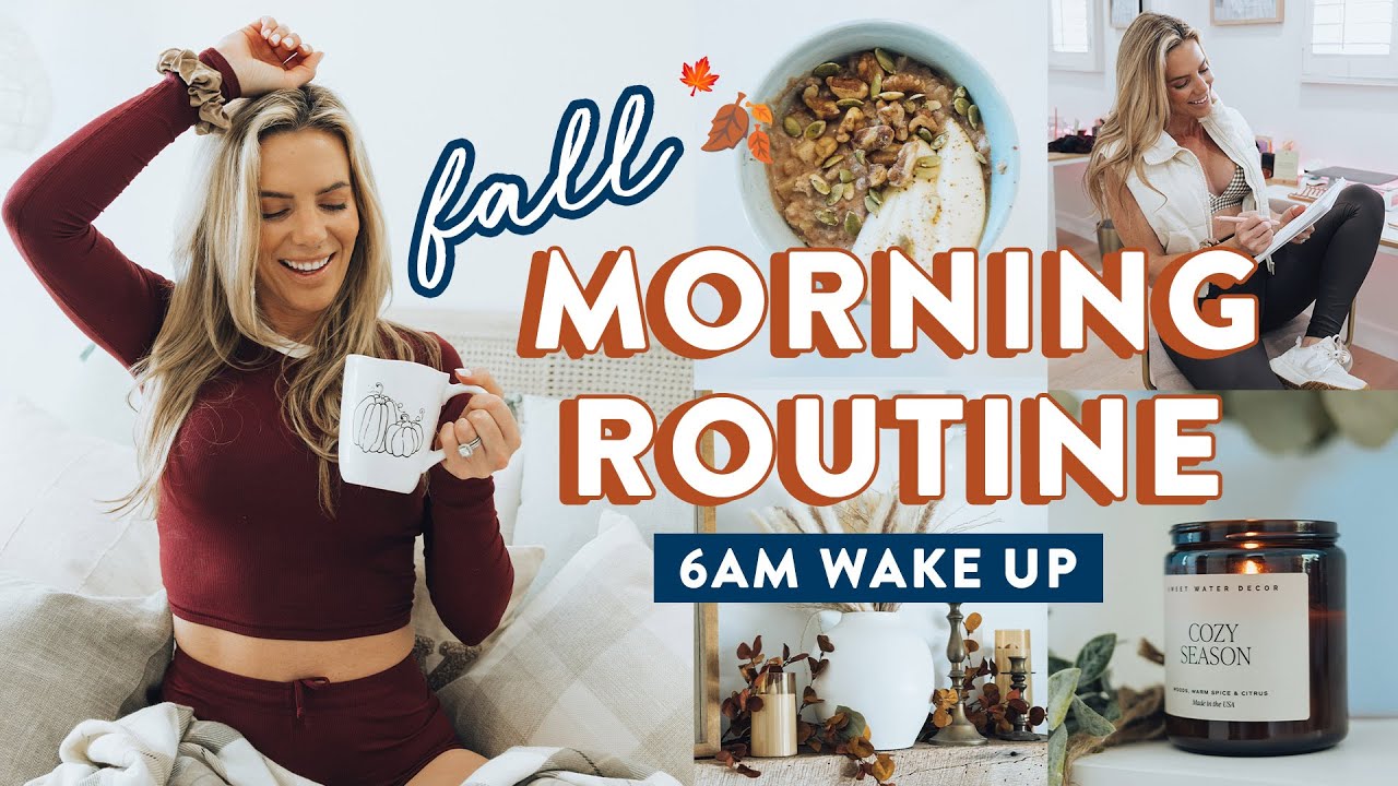 my fall morning routine 🍁 | healthy & productive habits to become HER ...