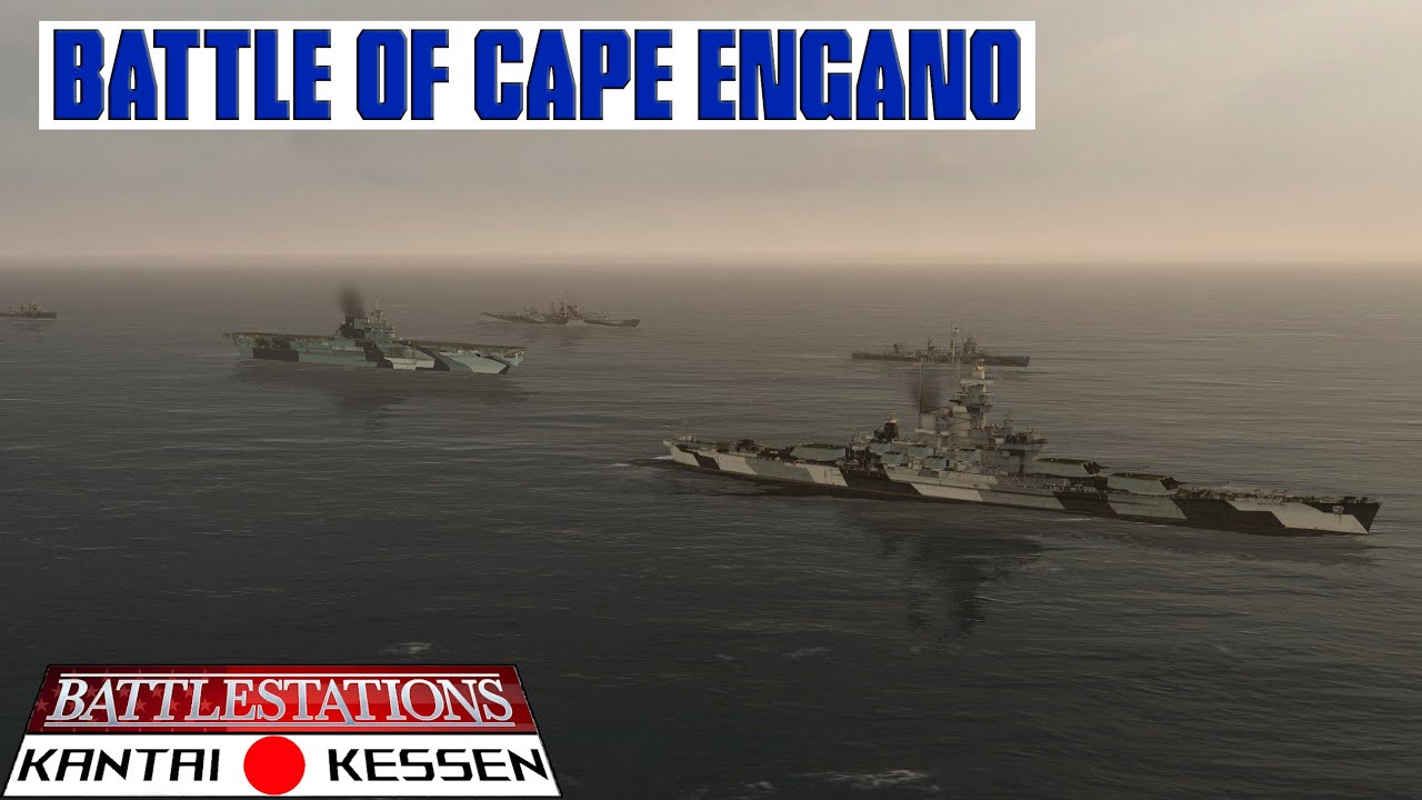 Battle Of Cape Engano | Battlestations Kantai Kessen Mod 2024 - YouTube