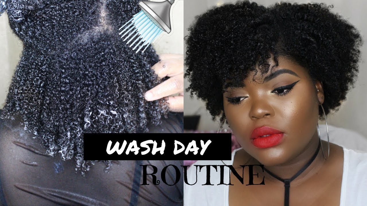 FULL WASH DAY ROUTINE ON NATURAL HAIR | START TO FINISH - YouTube