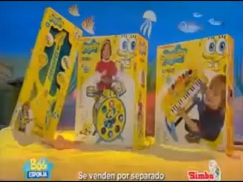 Bob Esponja Instrumentos Musicales (Anuncio de Juguetes de Simba)