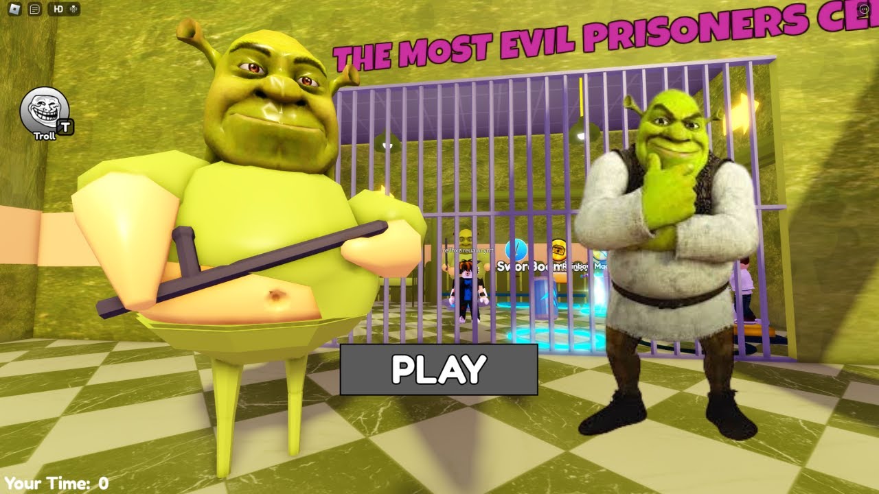 SHREK BARRY'S PRISON RUN! (Obby) - YouTube