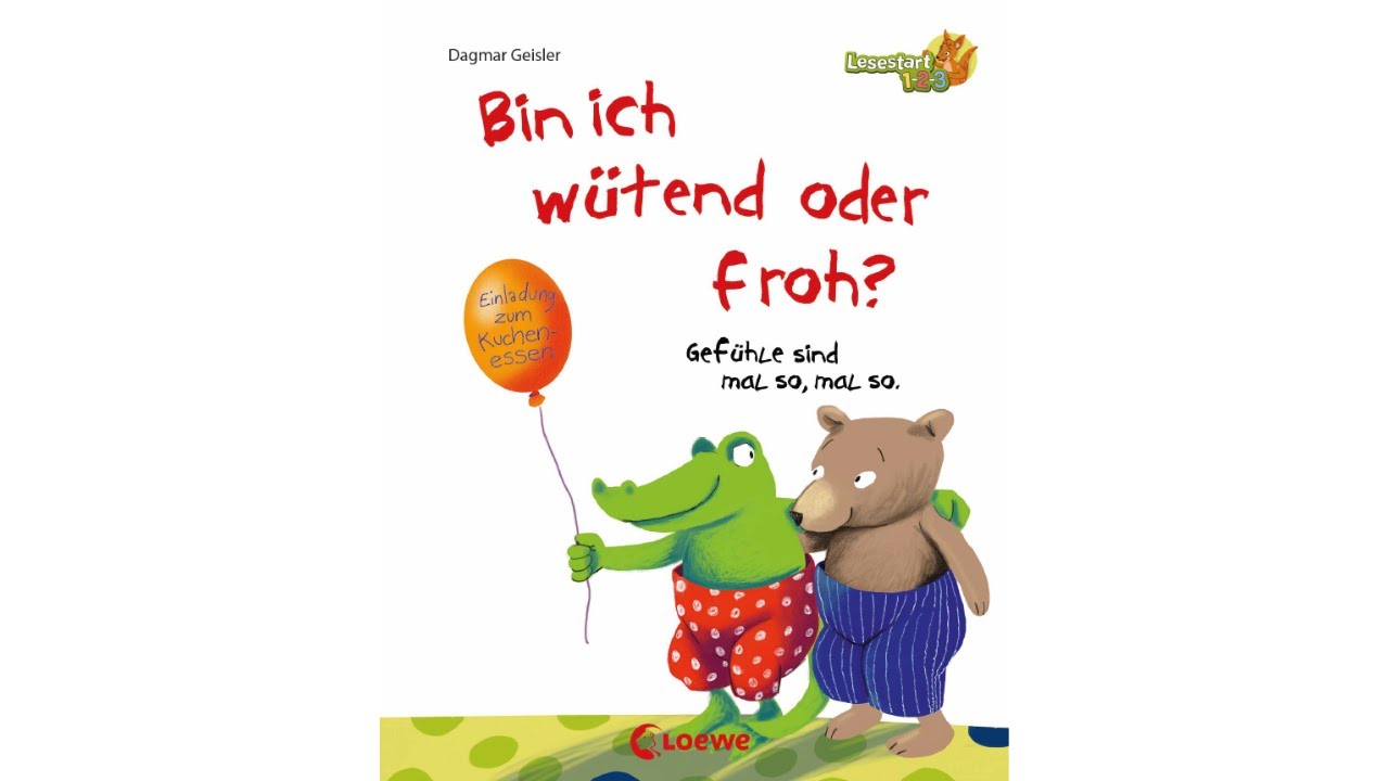 Bin ich wütend oder froh? | Kinderbuch - YouTube