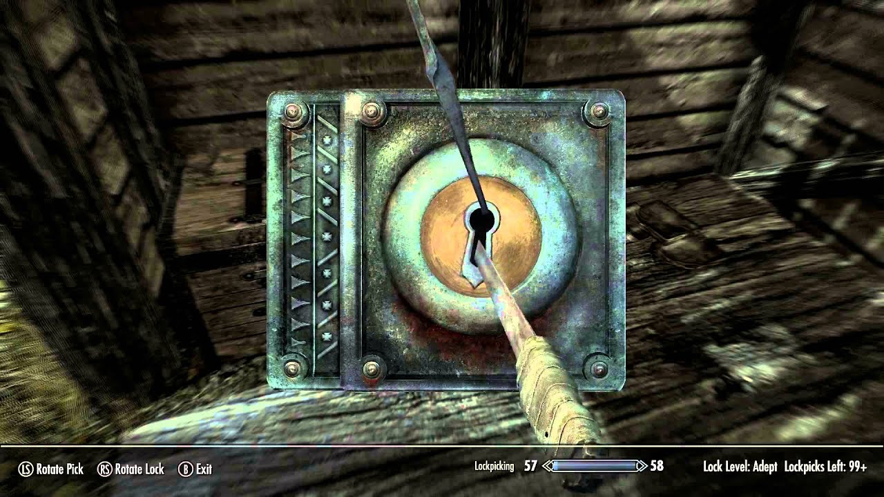 Hidden Chest at northwind summit - Skyrim - YouTube